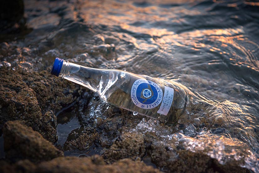 Anglesey Spring Fynnon Môn mineral water bottled at source on the island